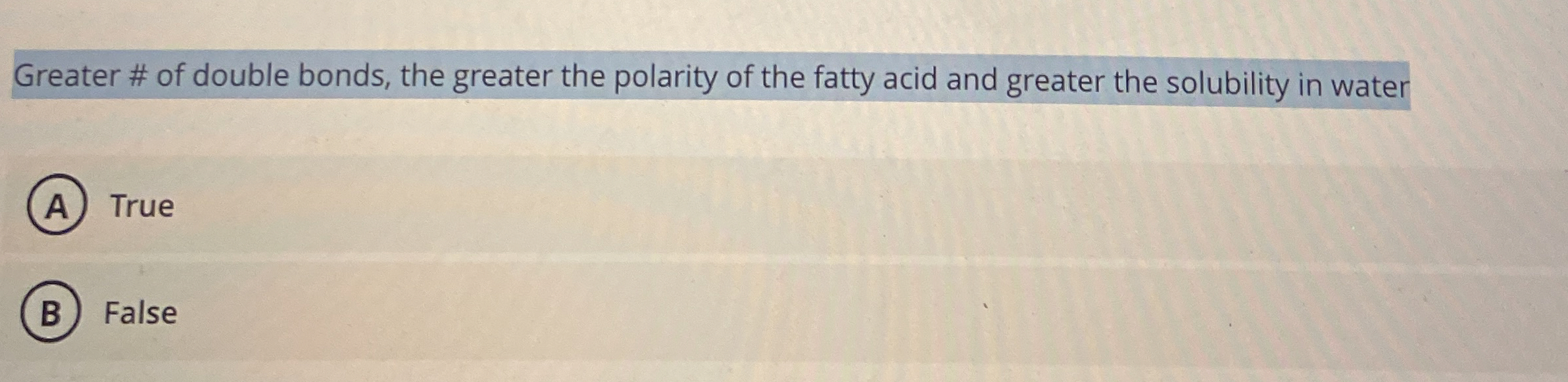 Solved Greater # of double bonds, the greater the polarity | Chegg.com