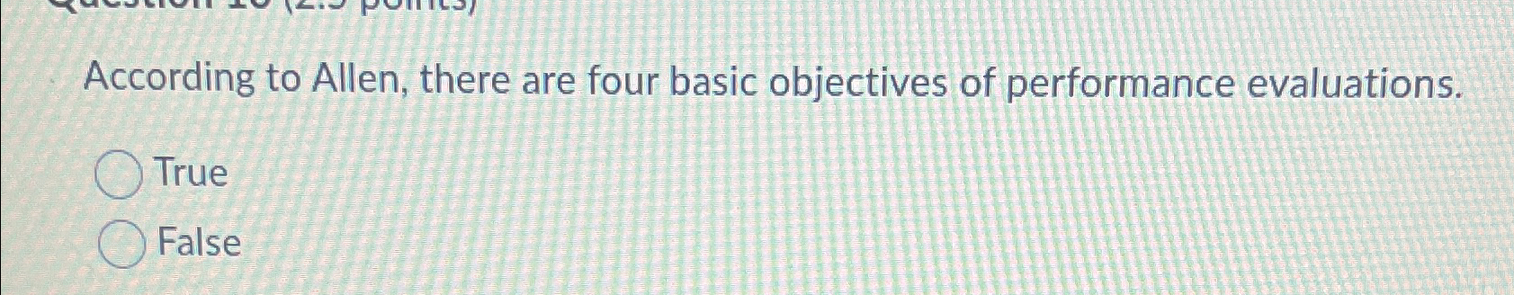 Solved According to Allen, there are four basic objectives | Chegg.com
