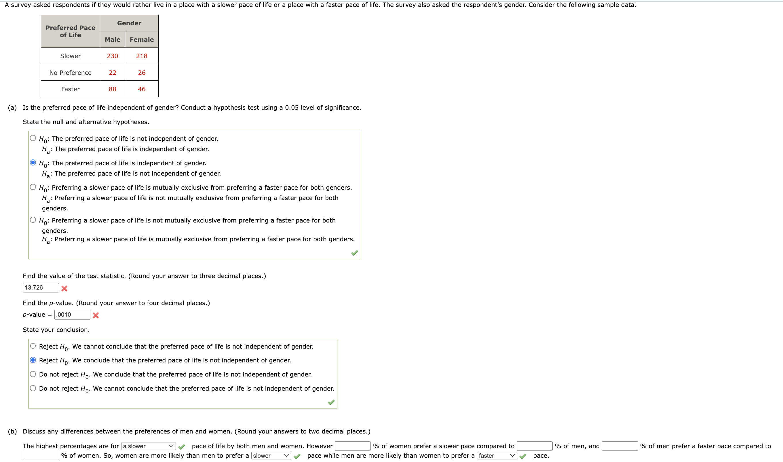 Solved A survey asked respondents if they would rather live | Chegg.com