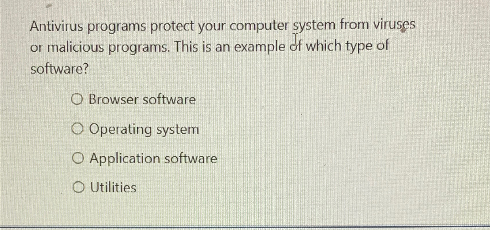 Solved Antivirus programs protect your computer system from | Chegg.com
