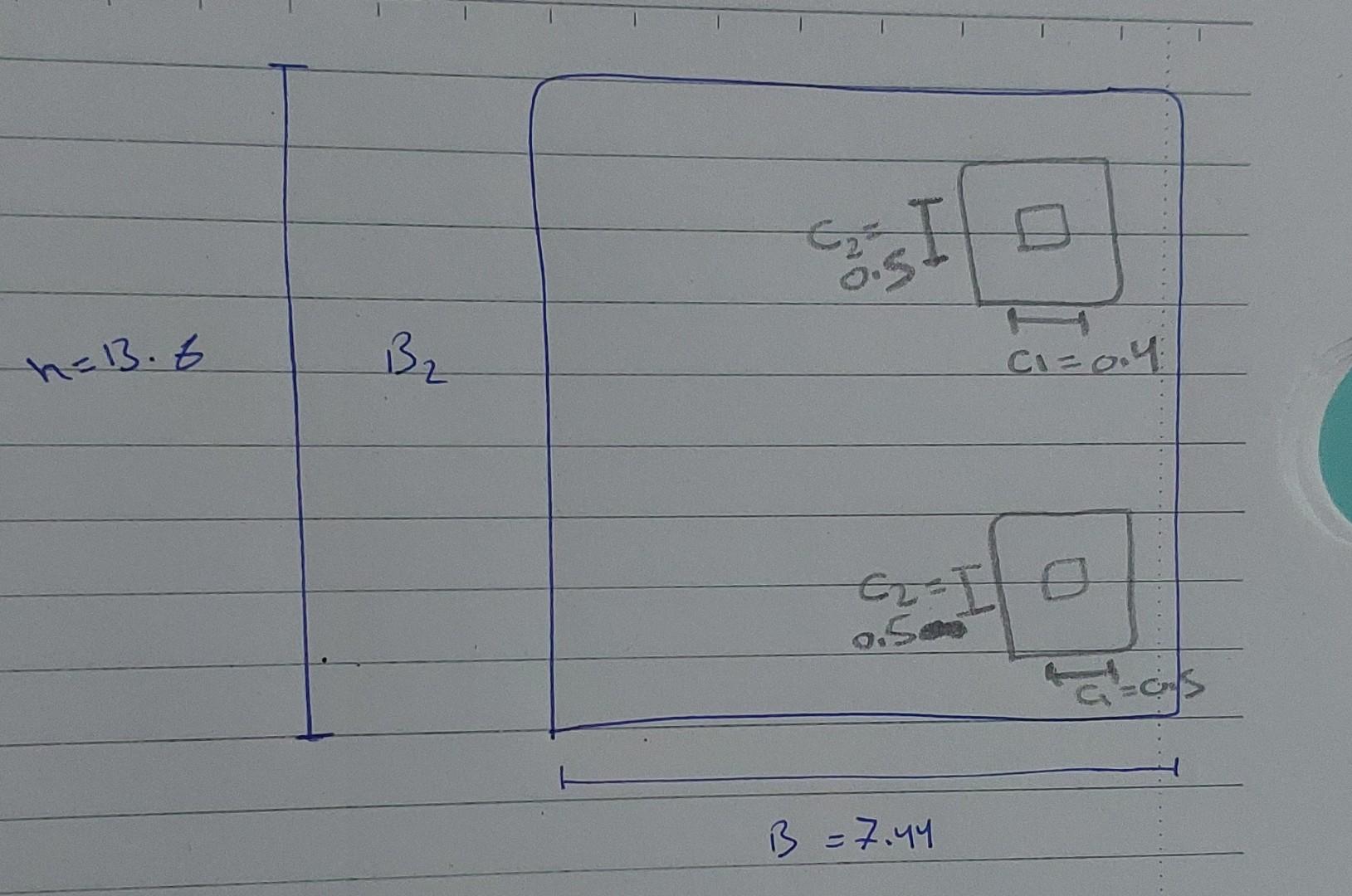 Solved calculate the dead load and live load for a two way | Chegg.com