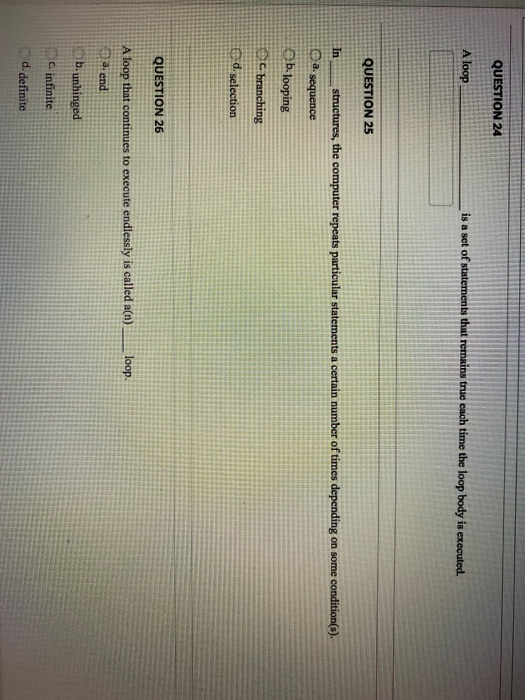 Solved Question 17 In A Sentinel Controlled While Loop The