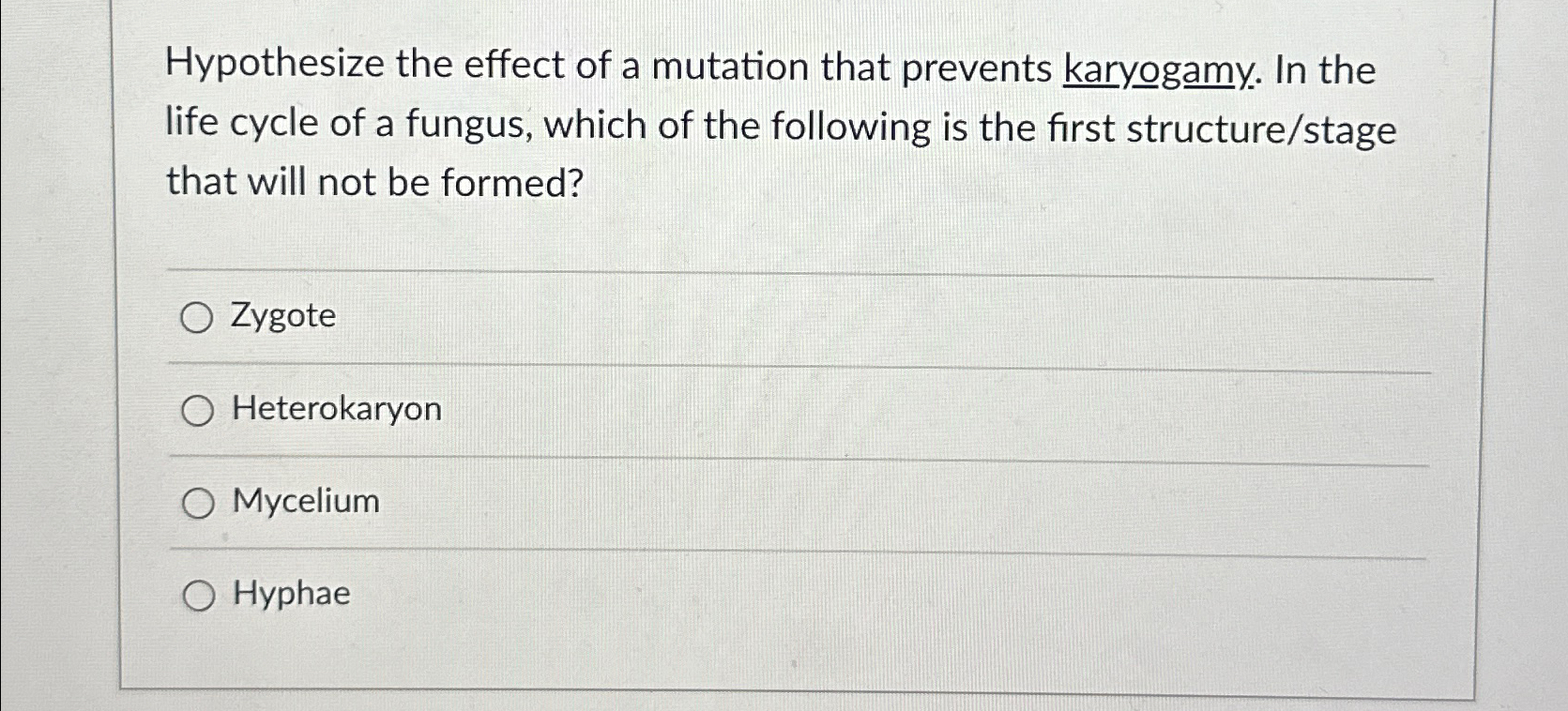 Solved Hypothesize the effect of a mutation that prevents | Chegg.com