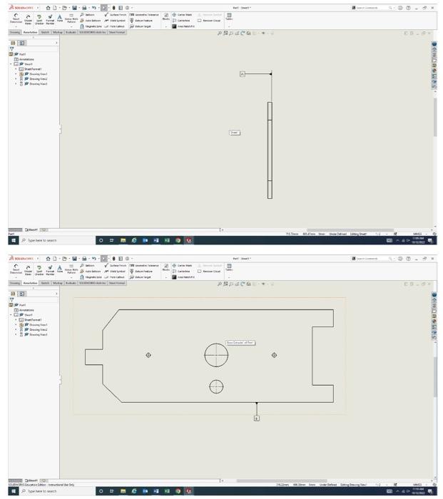Solved Laboratory 9: APPLYING DATUM FEATURE SYMBOLS | Chegg.com