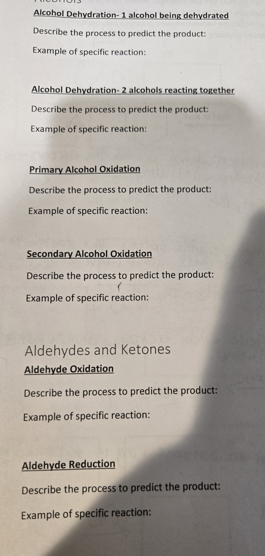 Solved Alcohol Dehydration-1 ﻿alcohol being | Chegg.com