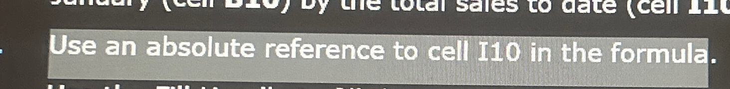 Solved Use an absolute reference to cell I10 ﻿in the | Chegg.com