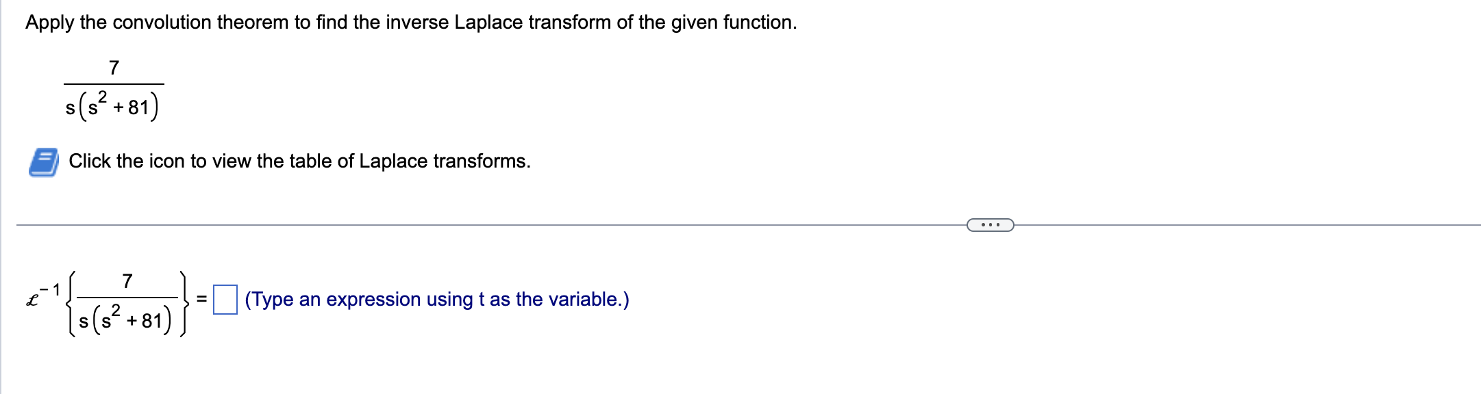 Solved Apply The Convolution Theorem To Find The Inverse