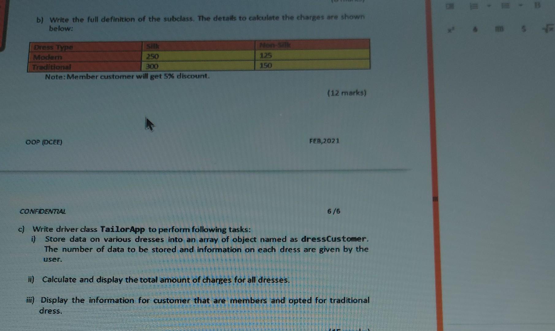 Solved You are required to create a Java application for | Chegg.com