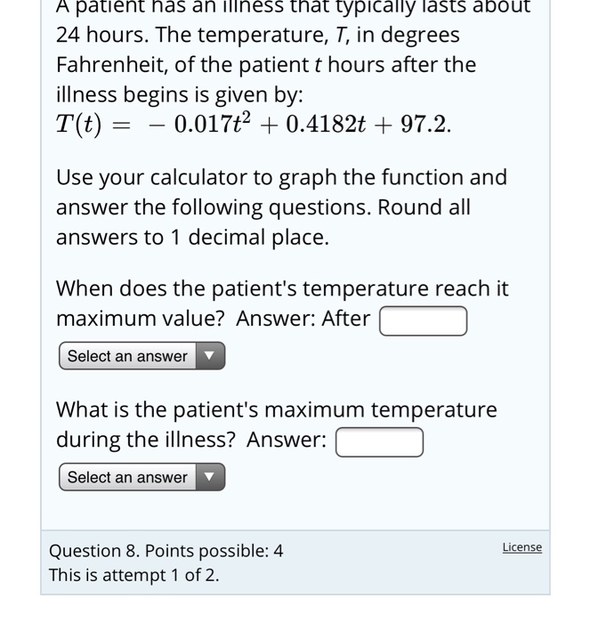 Solved A Patient Has An Illness That Typically Lasts About Chegg solved-a-patient-has-an-illness-that-typically-lasts-about-chegg