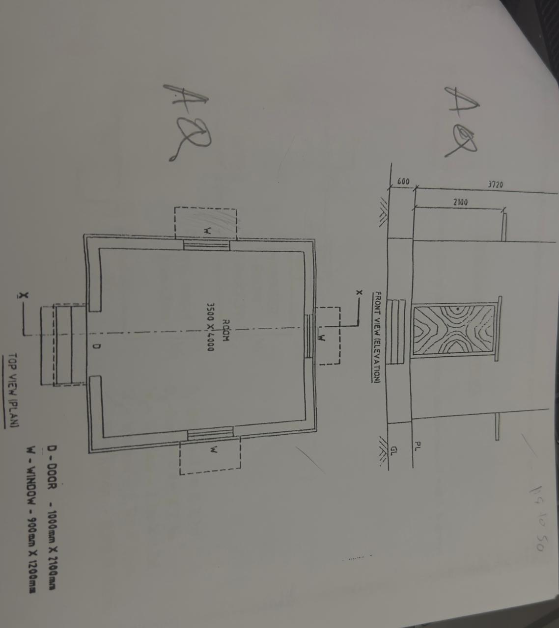 Solved Please create an AutoCAD drawing for this and provide | Chegg.com