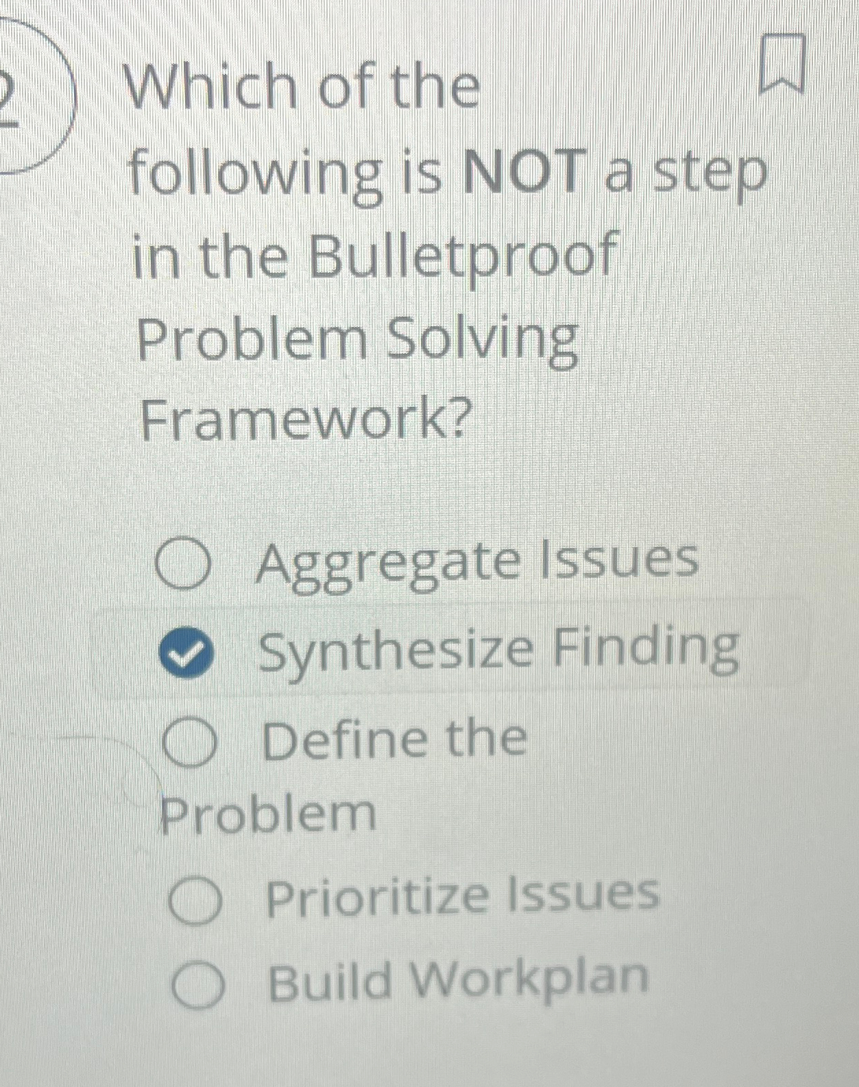 Solved Which of the following is NOT a step in the | Chegg.com