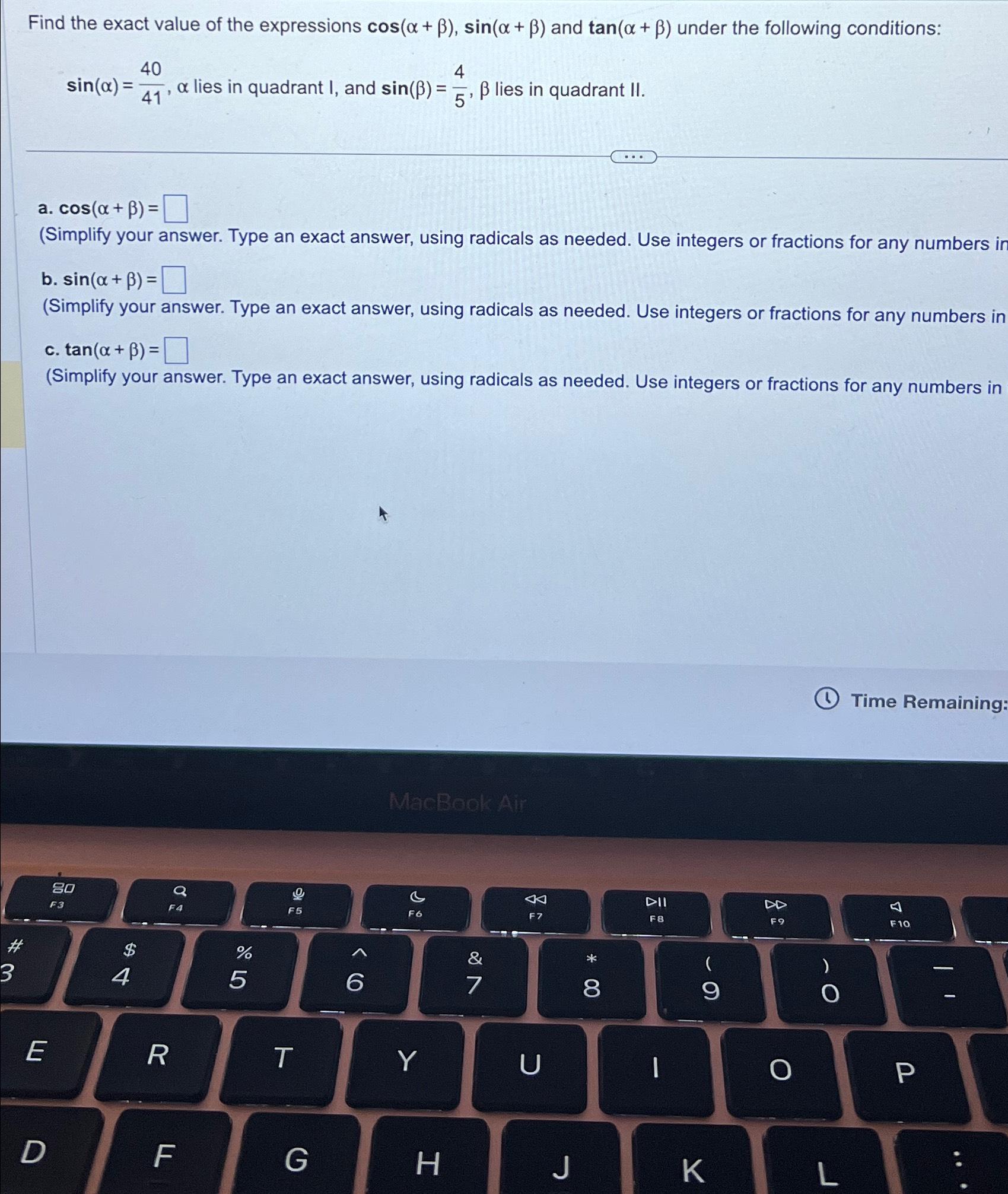 Solved Find the exact value of the expressions | Chegg.com