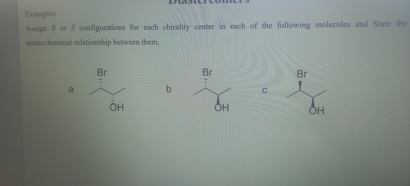 Solved ExamplesAssign R ﻿or S ﻿configurations for each | Chegg.com