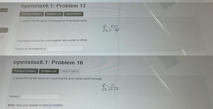 Solved openstax6.1: Problem 13 Pre Problem Problem List Next | Chegg.com