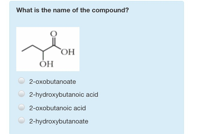 Solved What is the name of the compound? OH OH | Chegg.com