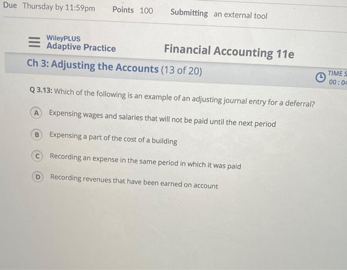 Solved Due Thursday by 11:59pm Points 100 Submitting an | Chegg.com Solved Due Thursday by 11:59pm Points 100 Submitting an | Chegg.com