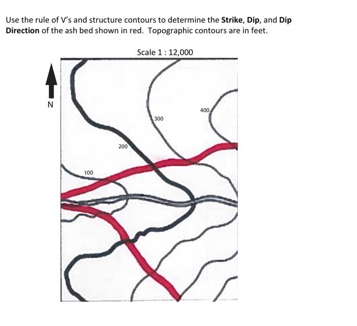 Solved Use the rule of V's and structure contours to | Chegg.com