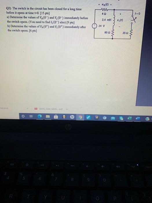 Solved 4pF+ C- 12 JF B (1) Find the total capacitance Cy of | Chegg.com