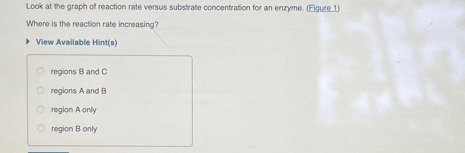 Solved Look at the graph of reaction rate versus substrate | Chegg.com