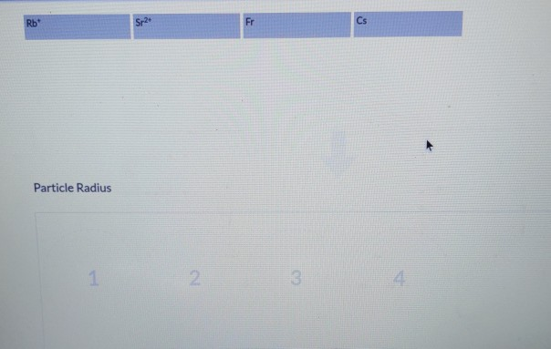 Solved Using only the periodic table arrange each set of | Chegg.com