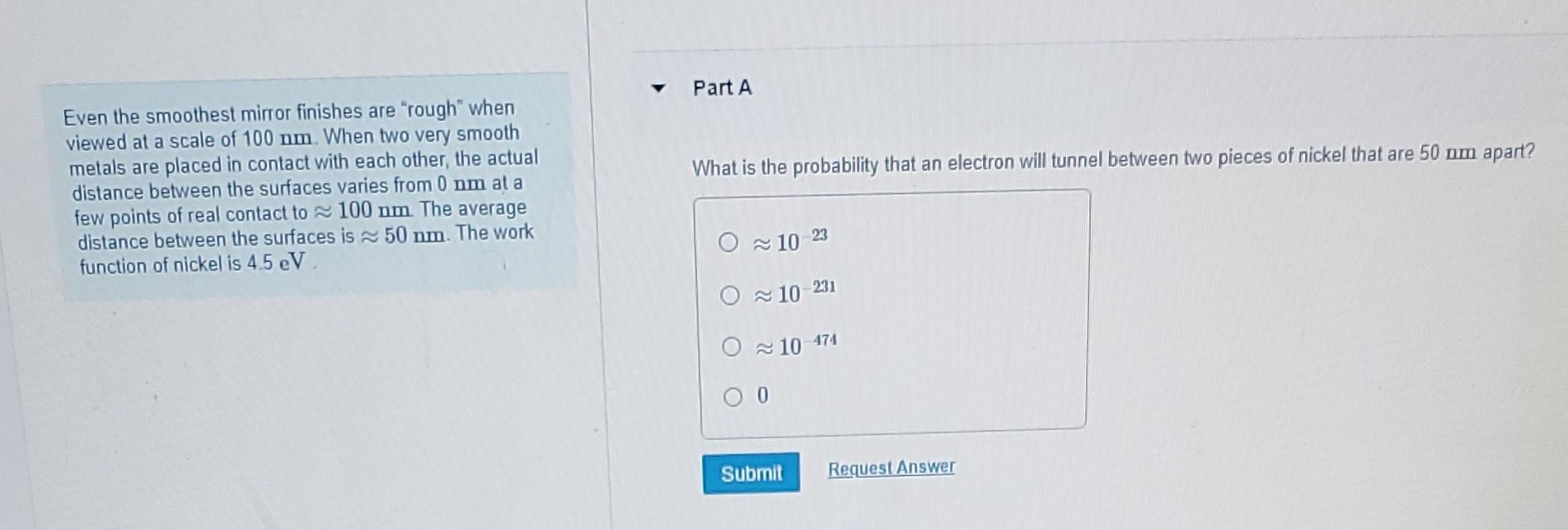 Solved Even the smoothest mirror finishes are "rough" when | Chegg.com