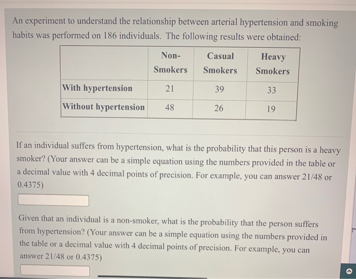 Solved An experiment to understand the relationship between | Chegg.com