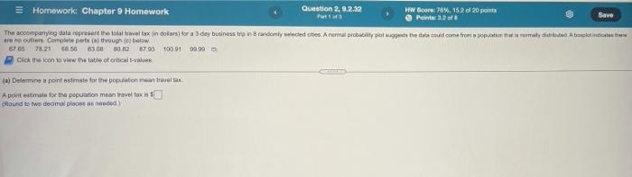 Solved = Homework: Chapter 9 Homework Question 2, 9.2.32 HW | Chegg.com