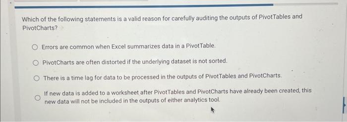 Solved Which of the following statements is a valid reason | Chegg.com