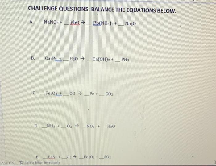Solved 4. For each balanced reaction, indicate the total | Chegg.com