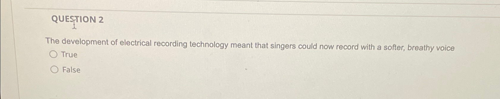 Solved QUESTION 2The development of electrical recording | Chegg.com
