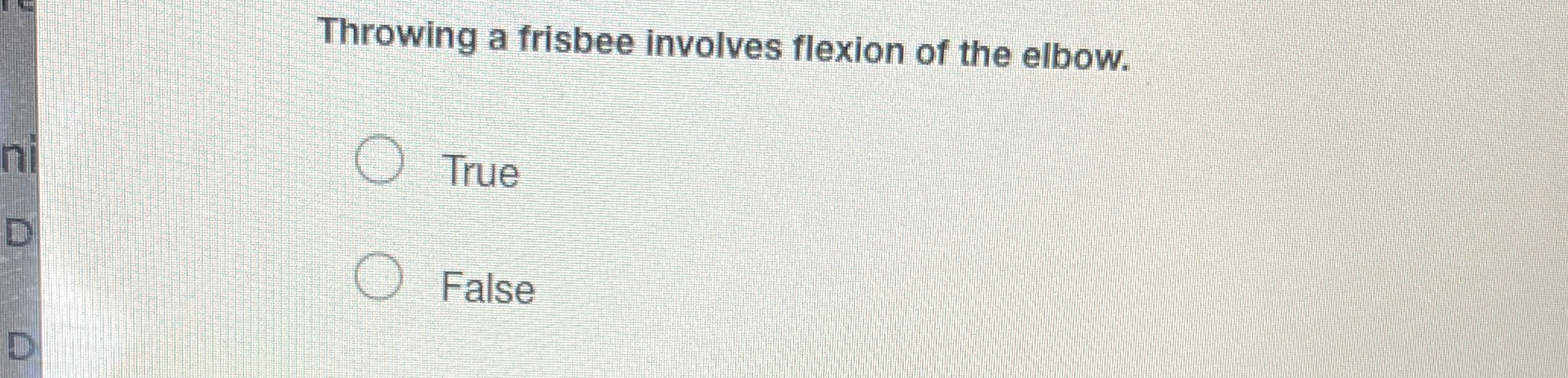 Solved Throwing a frisbee involves flexion of the elbow. | Chegg.com