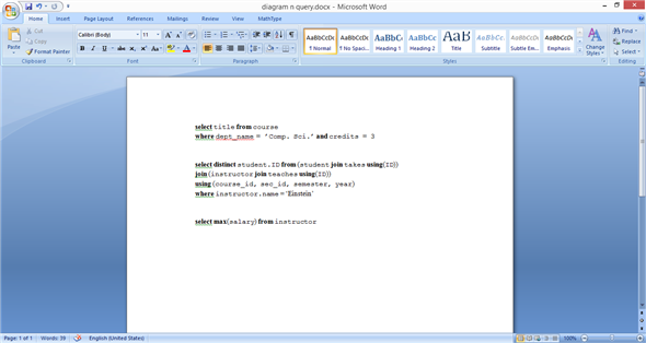 Chapter 3 Solutions | Database System Concepts 6th Edition | Chegg.com