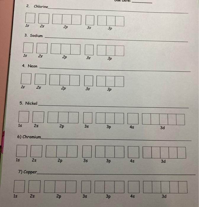 Solved G Write The Full Electron Configuration Short Hand