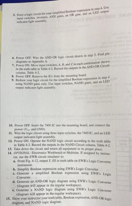 Solved Please create 3 Logic circuits in Multisim for | Chegg.com