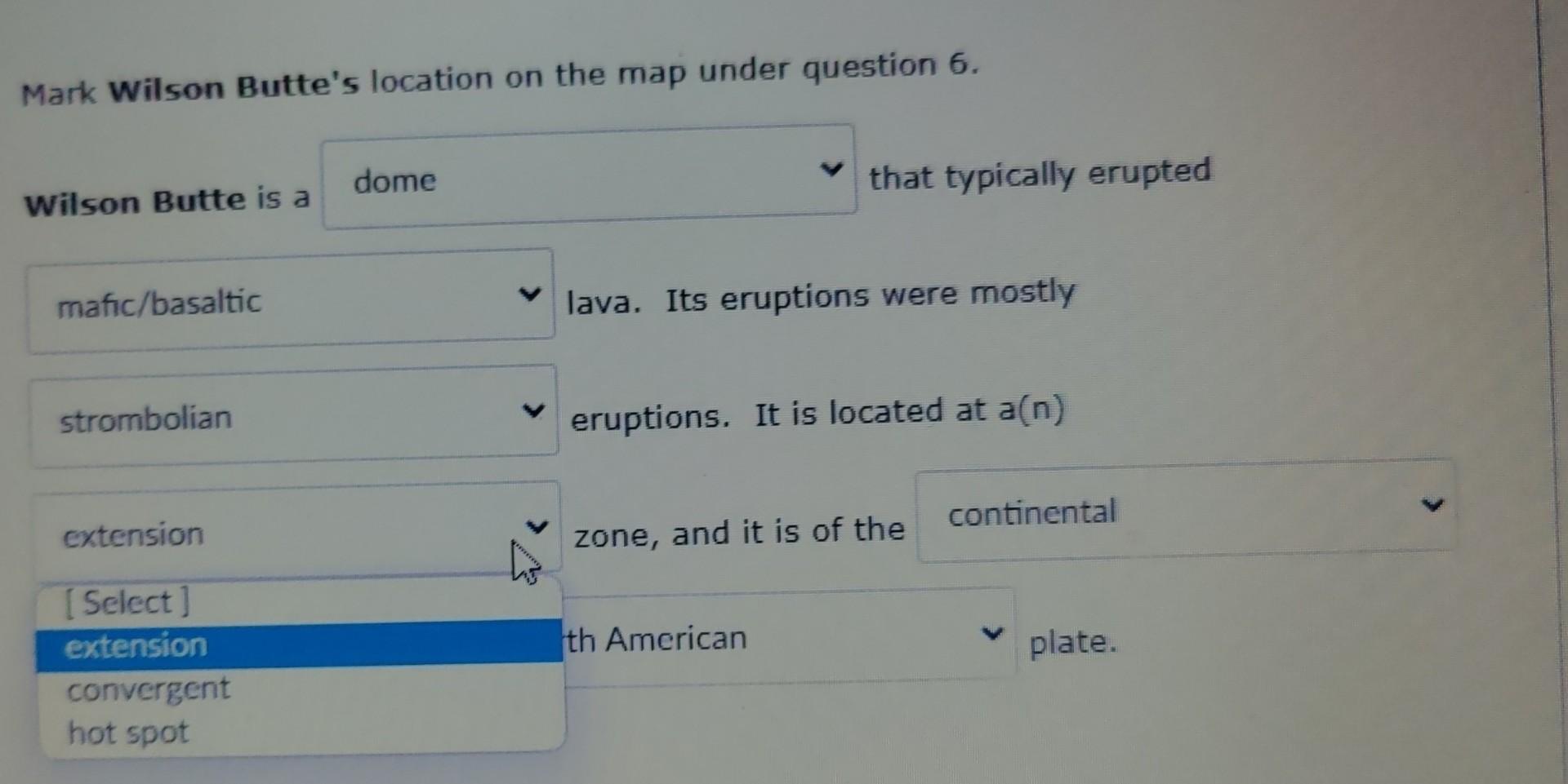 Solved Consider Wilson Butte, located in the Inyo Craters | Chegg.com