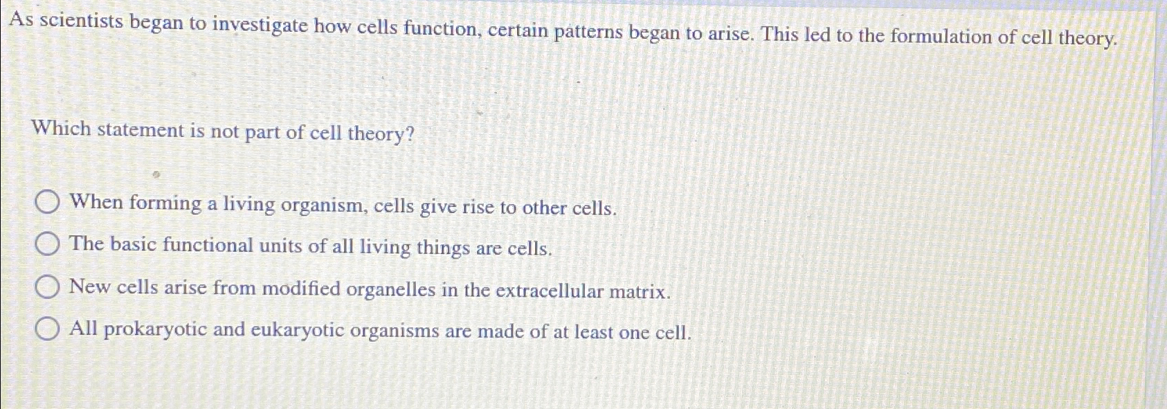 Solved As scientists began to investigate how cells | Chegg.com