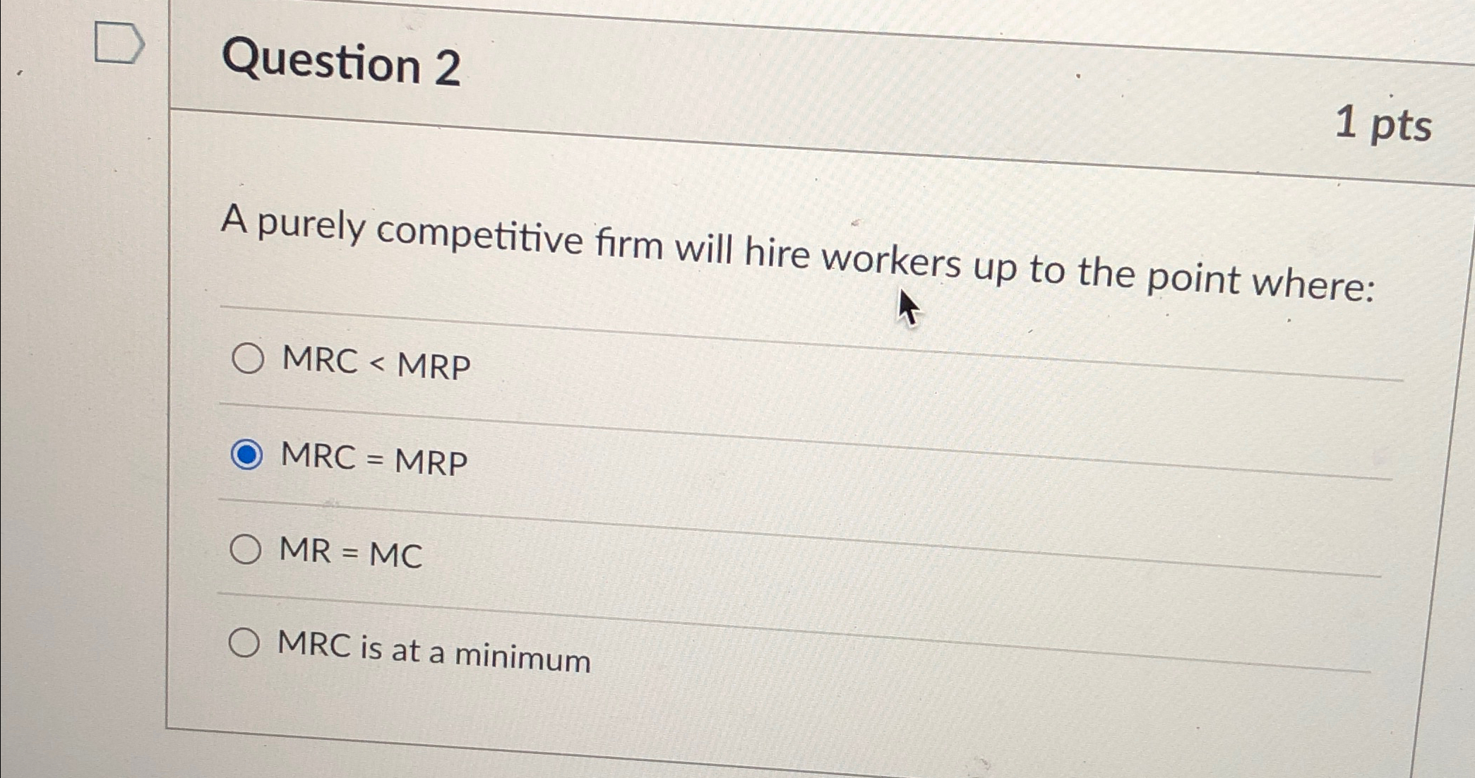 Solved Question 21 ptsA purely competitive firm will hire | Chegg.com Solved Question 21 ptsA purely competitive firm will hire | Chegg.com