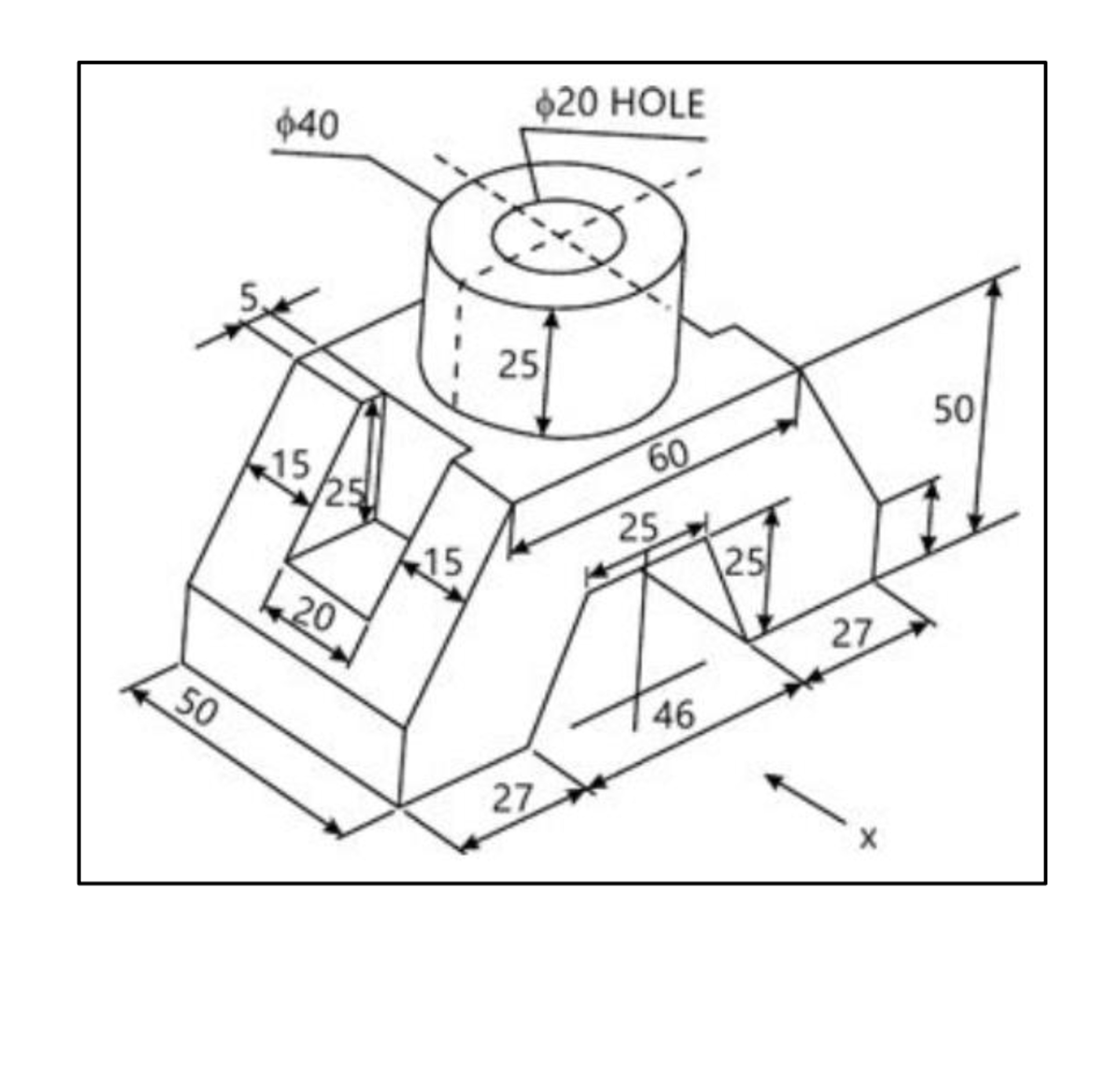 Solved How to draw this diagram in solidworks? | Chegg.com