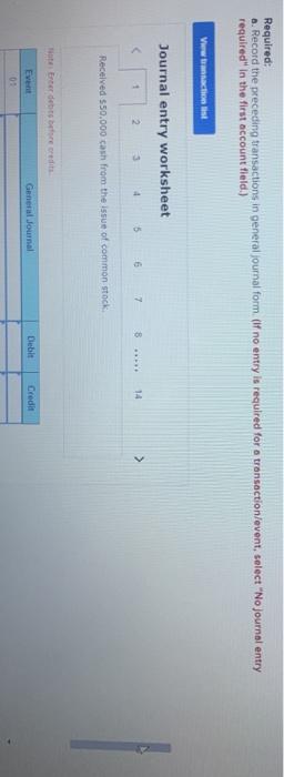 Solved Exercise 9-13A Comprehensive single cycle problem LO | Chegg.com