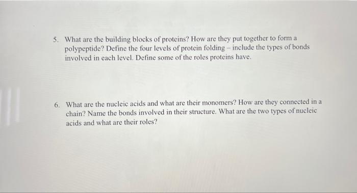 Solved 1. Describe the similarities and differences in the | Chegg.com