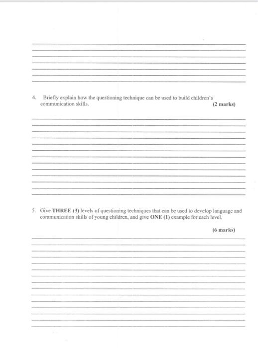 4. Briefly explain how the questioning technique can | Chegg.com