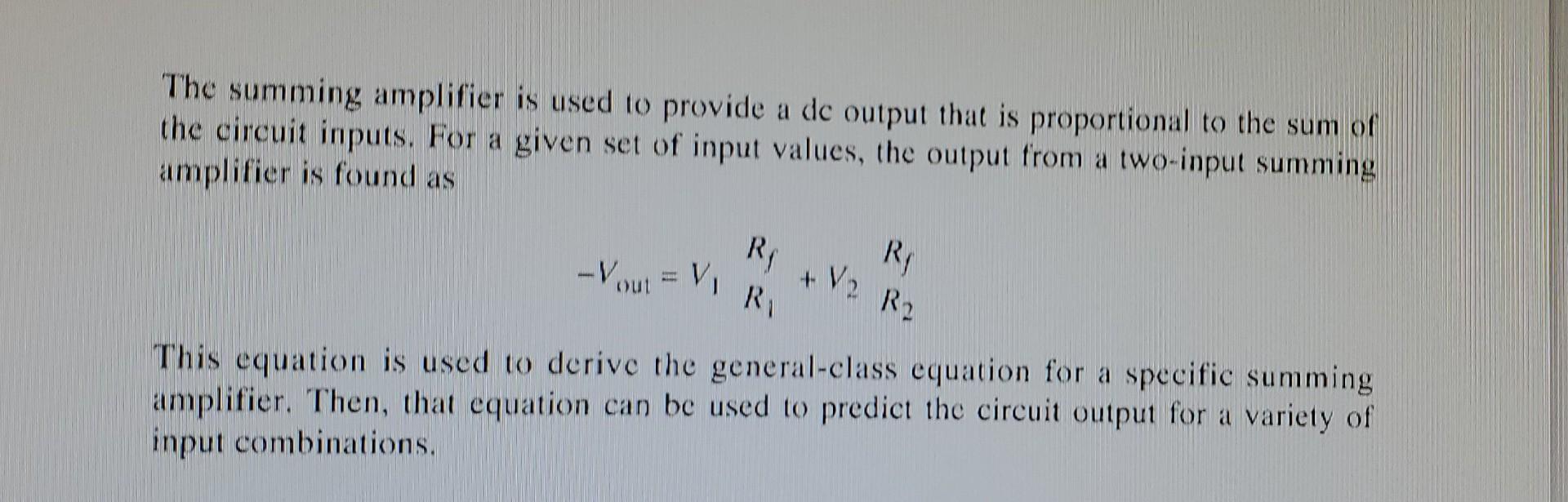Solved Derive the general-class equation for the circuit. | Chegg.com