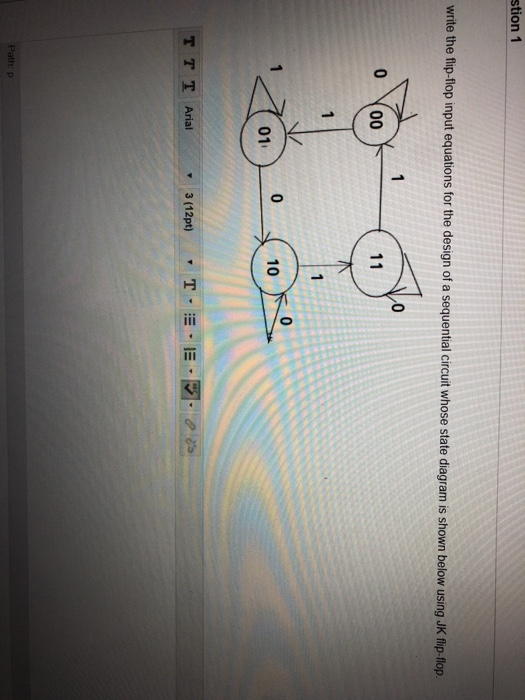 Solved stion 1 write the flip-flop input equations for the | Chegg.com