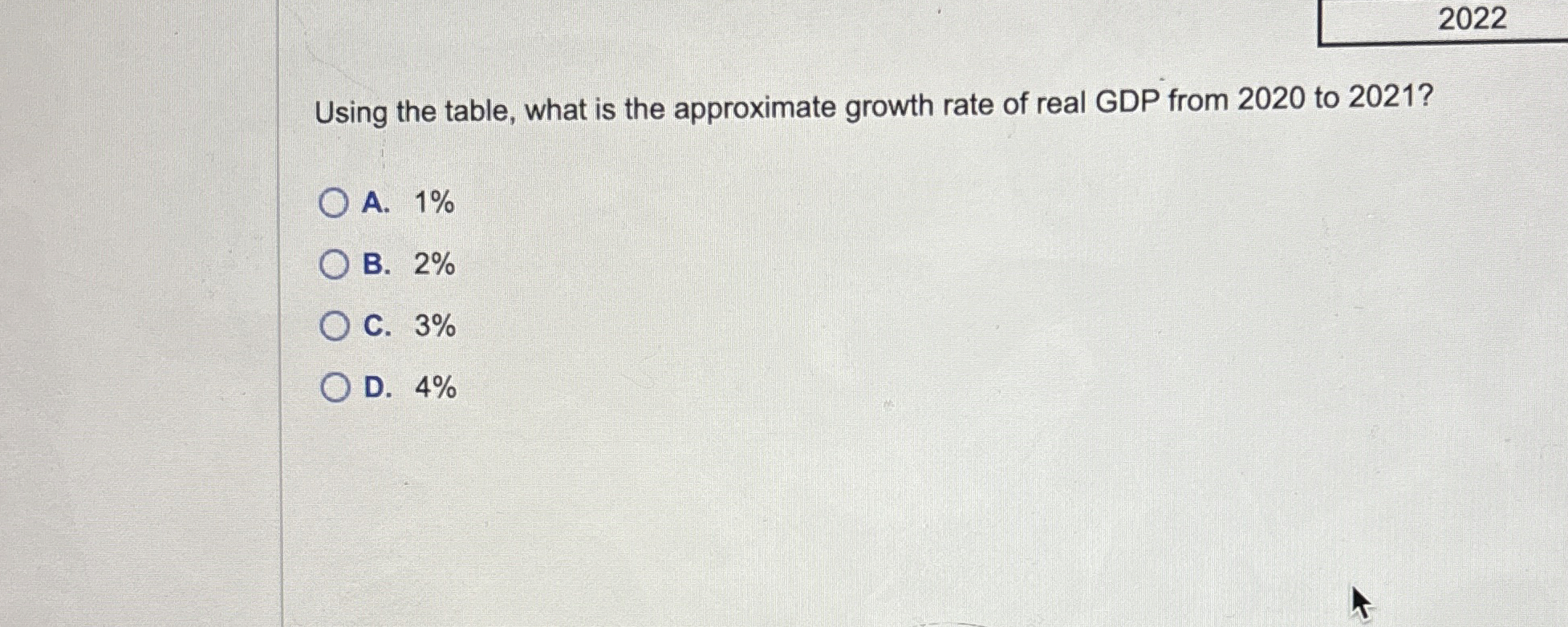 Solved Using the table, what is the approximate growth rate | Chegg.com