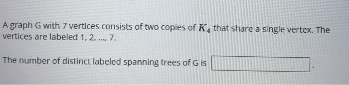 Solved A graph G with 7 vertices consists of two copies of | Chegg.com