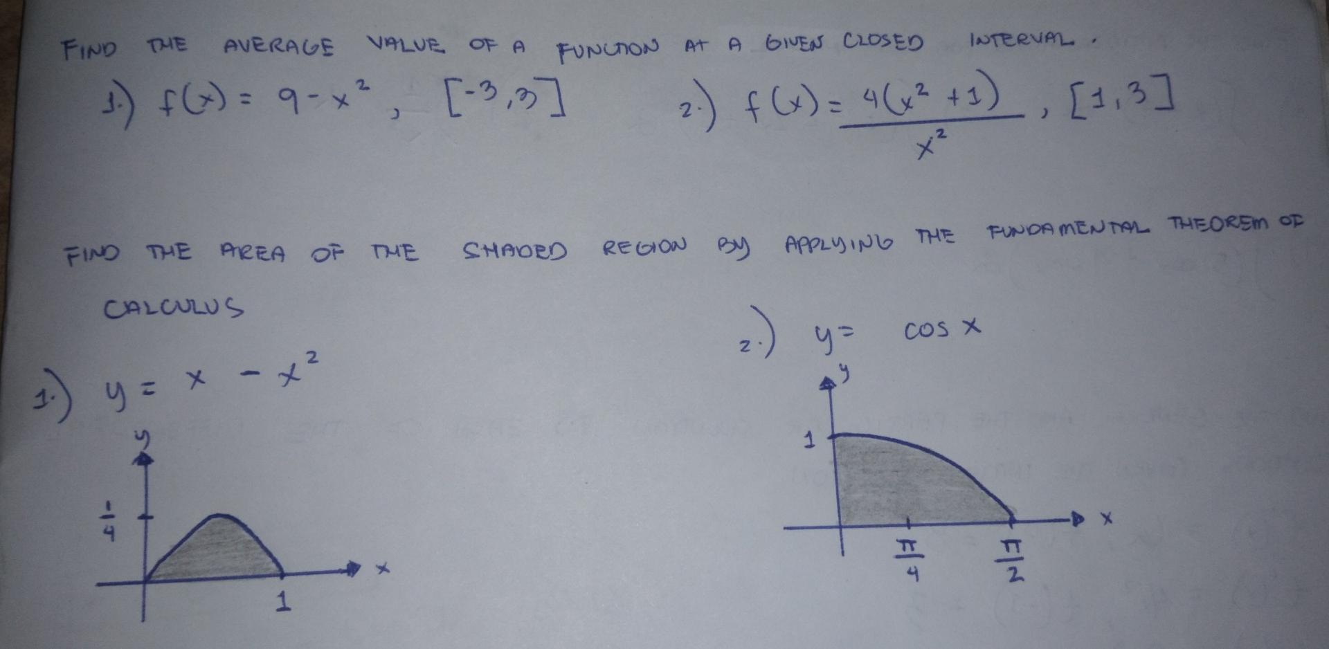 Solved ~ Find the average value of a function at a given | Chegg.com