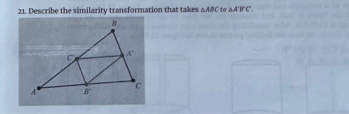 Solved Describe the similarity transformation that takes | Chegg.com