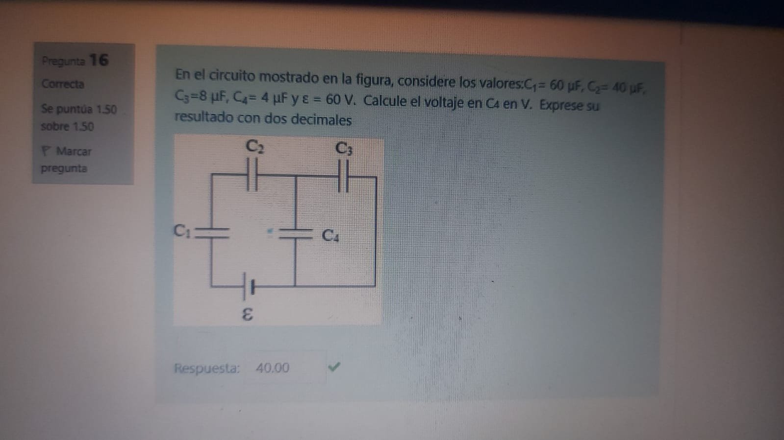 Solved En el circuito mostrado en la figura, considere los | Chegg.com