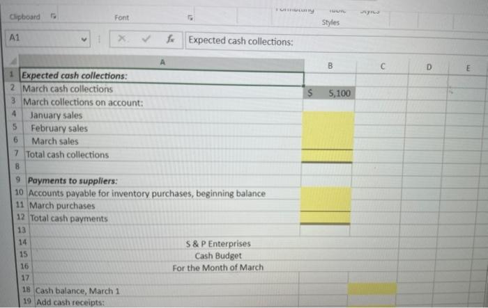 Solved can some please answer in excel format!! i have no | Chegg.com