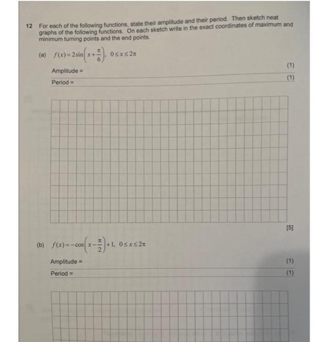 Solved 2 For each of the following functions, state their | Chegg.com